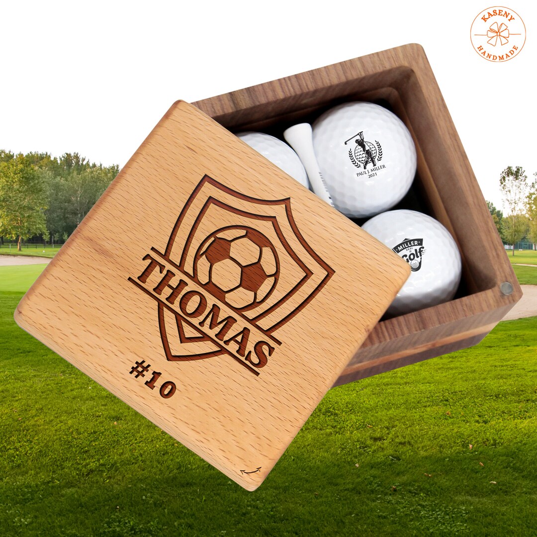 Gifts for Soccer Player Personalized Golf Balls & Display Box.unique ...