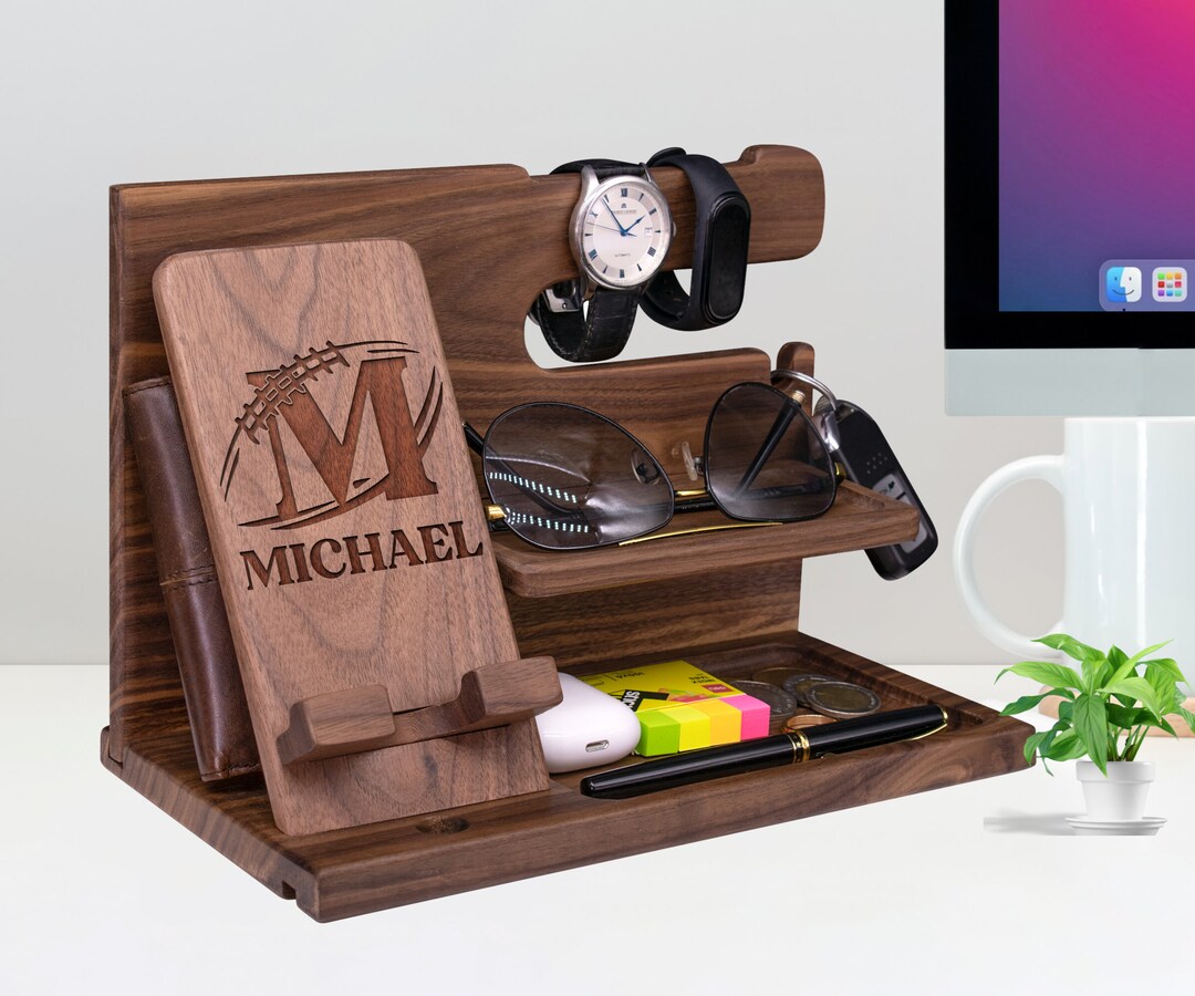 Personalized NFL Football Gift, Name Letter on America Ball Shape ...