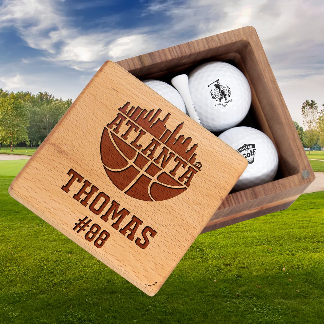 Golf Gift for Atlanta Basketball Fans. Personalized Golf Balls ...