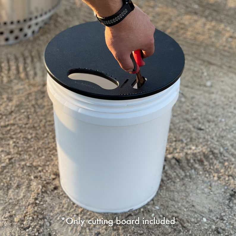 5 Gallon Bucket Cutting Board Top - Etsy