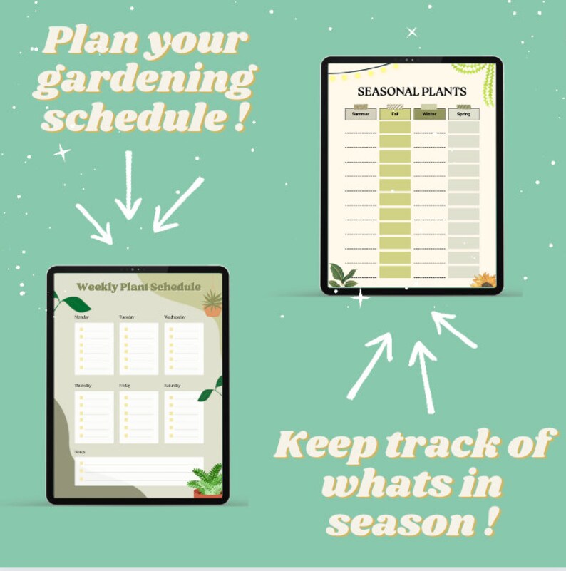Digital Garden Planner / Printable Garden Planner / Garden - Etsy