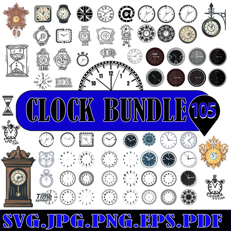 Svg Clock Face - Etsy