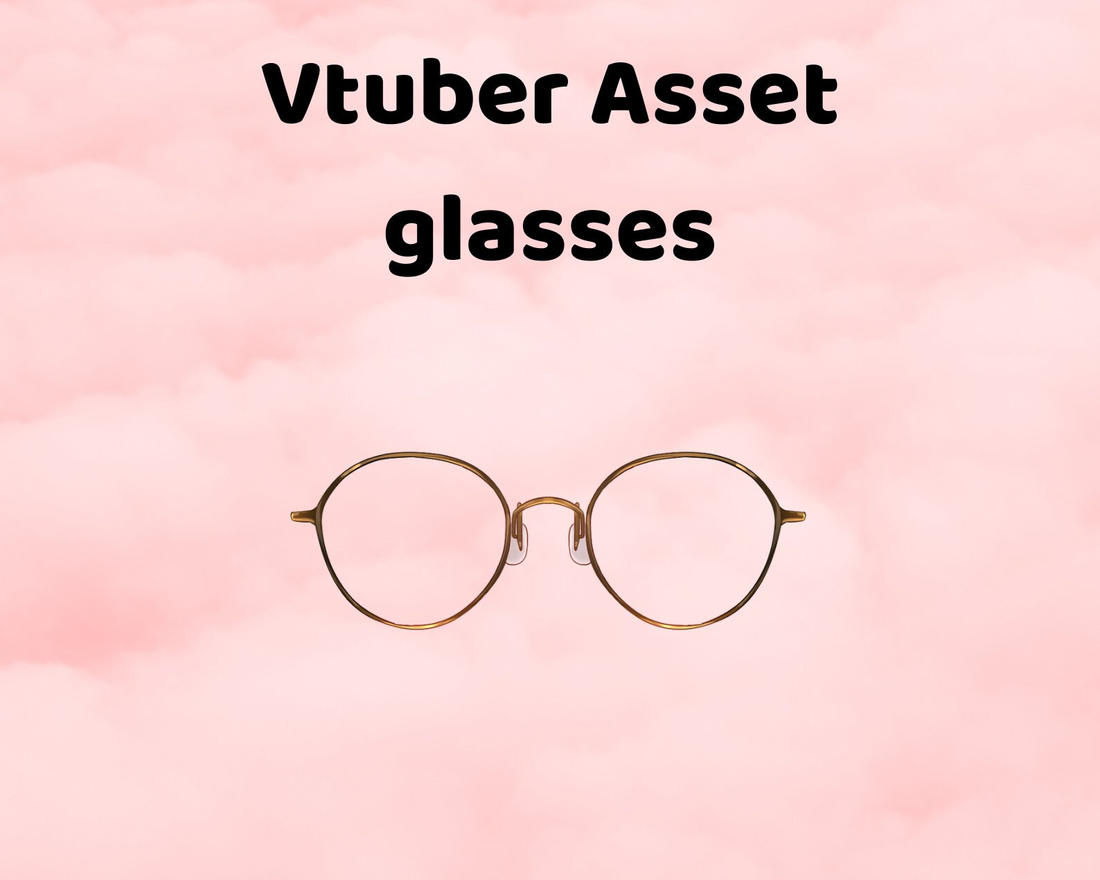Vtuber Asset Glasses Png Download Etsy