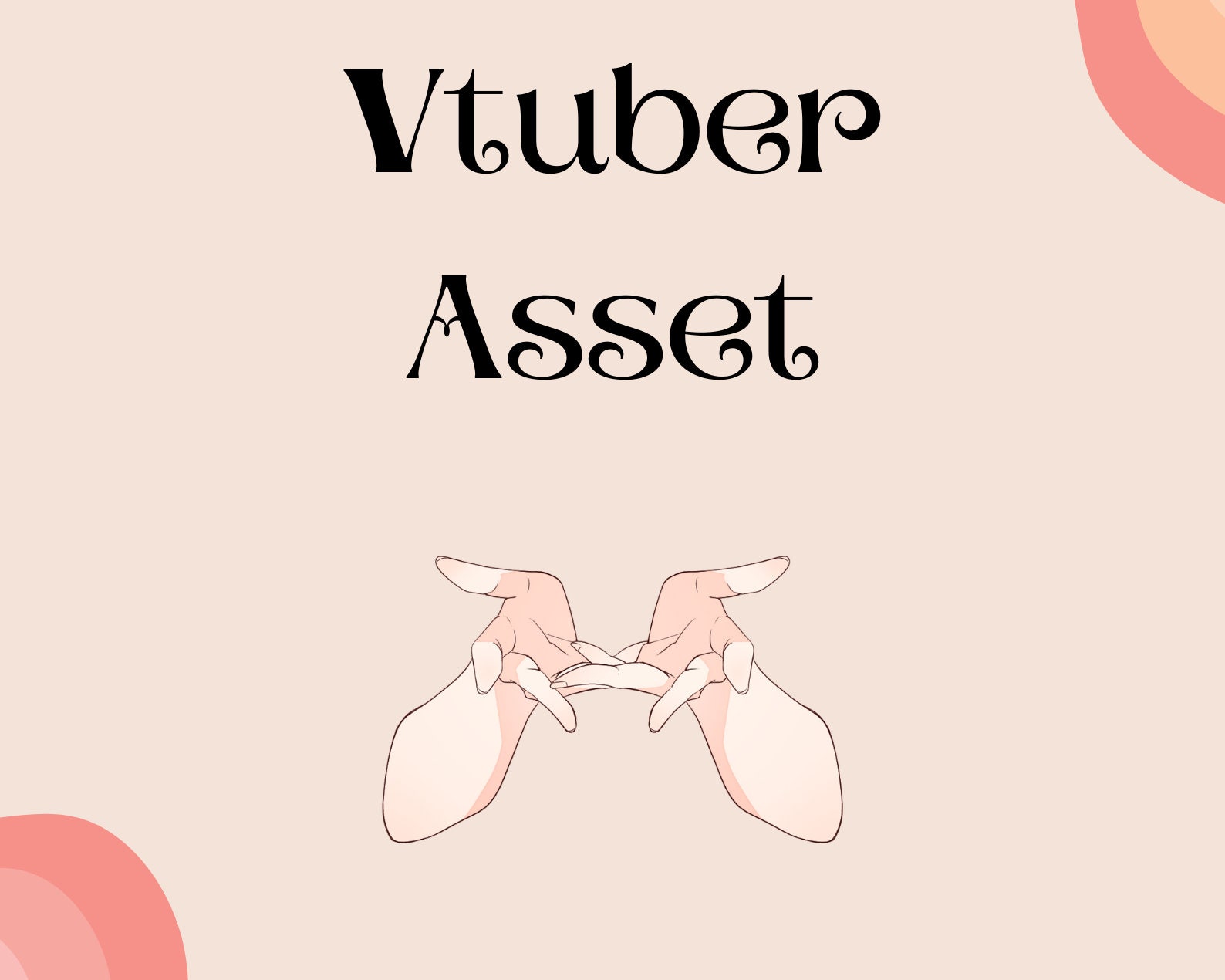 Vtuber Asset Hands PNG Download - Etsy