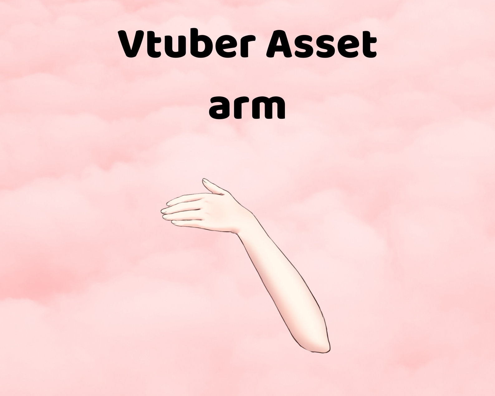 Vtuber Asset Arm PNG Download - Etsy