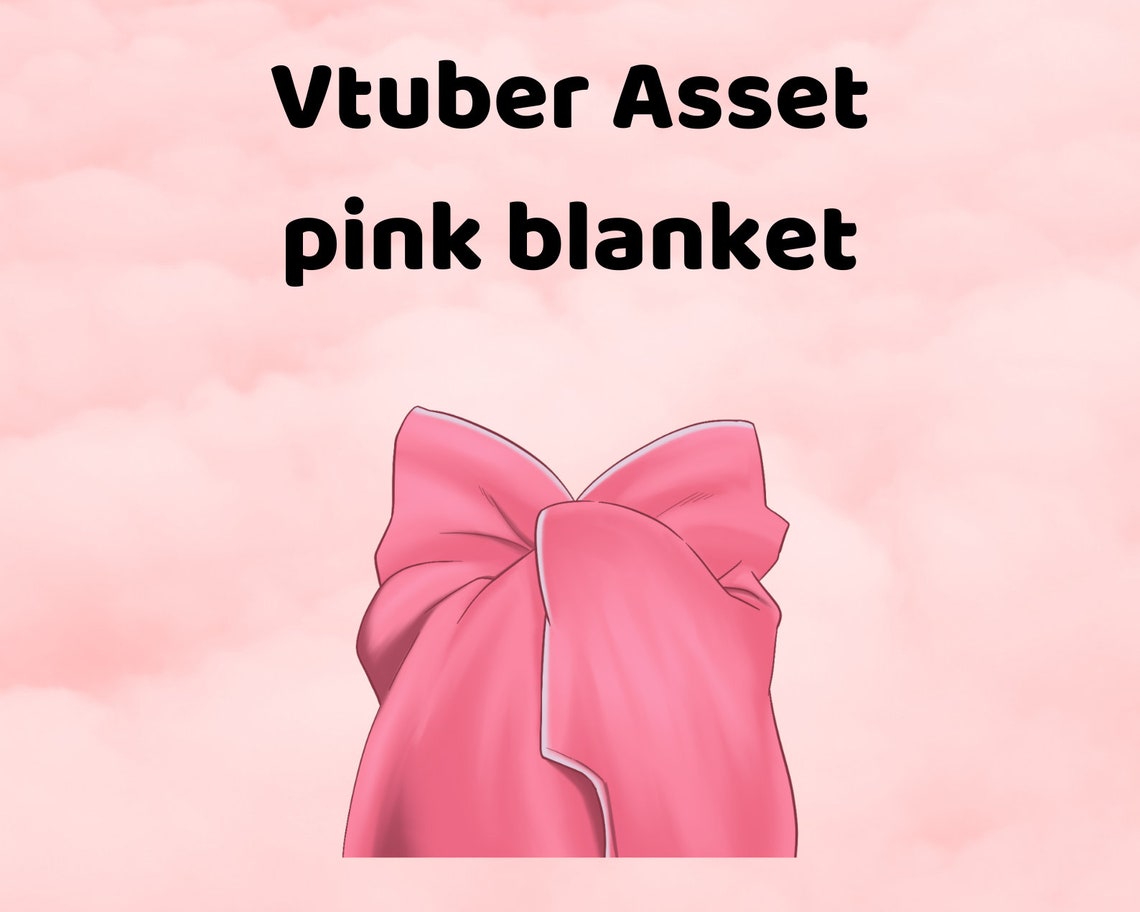 Vtuber Asset Pink Blanket PNG Download - Etsy