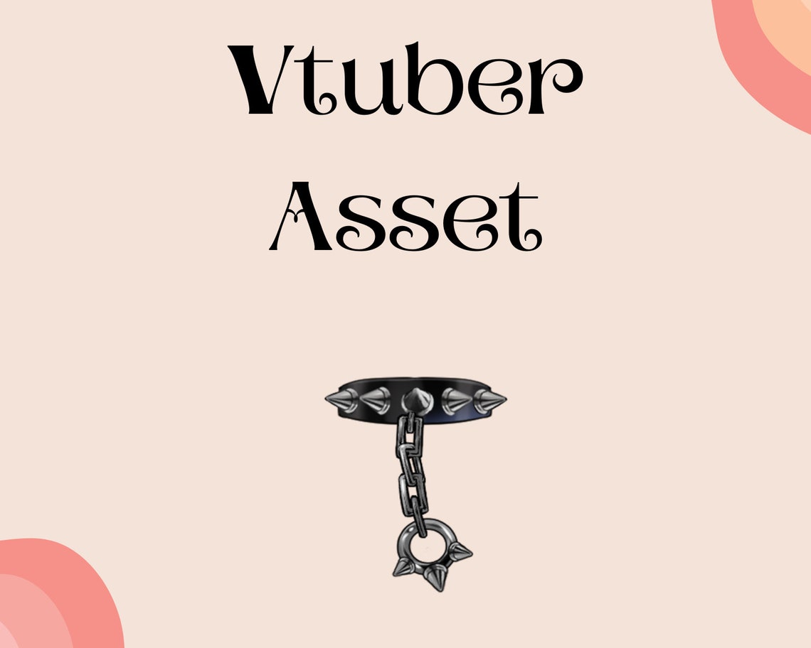 Vtuber Asset Choker PNG Download - Etsy