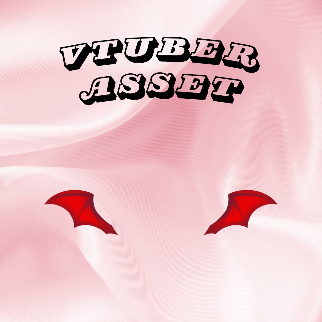 Vtuber Asset Red Devil Wings PNG Download - Etsy