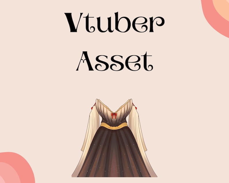 Vtuber Asset Dress PNG Download - Etsy