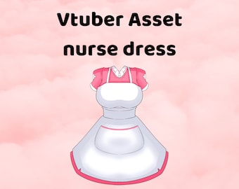 Vtuber Asset Dress PNG Download Instant Transparent BG Download - Etsy
