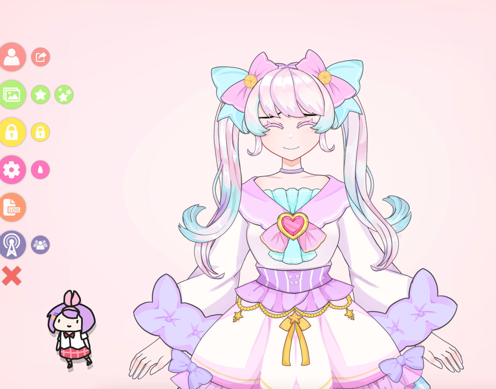 Ready to Use Premade Full Body Vtuber Candy Girl Fully Designed Fully Rigged Digital Download ...