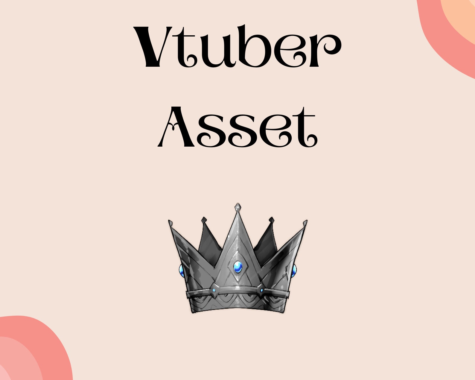 Vtuber Asset Crown PNG Download - Etsy