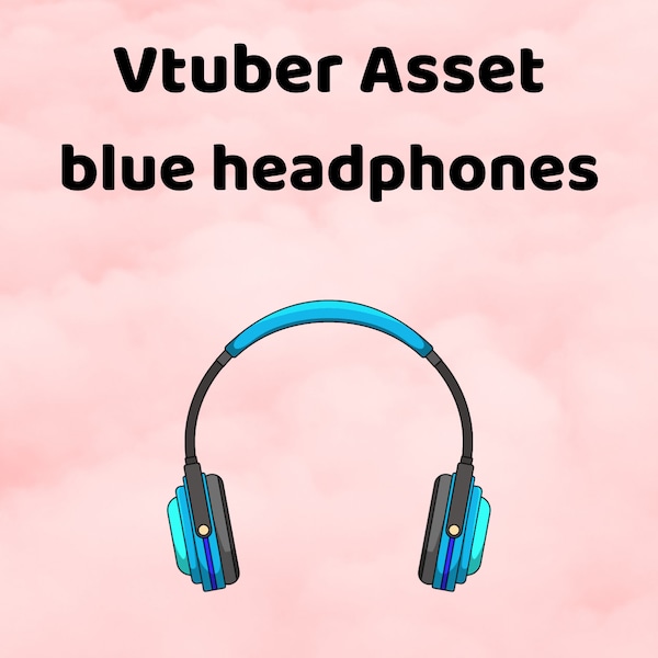 Vtuber Asset Headphones - Etsy