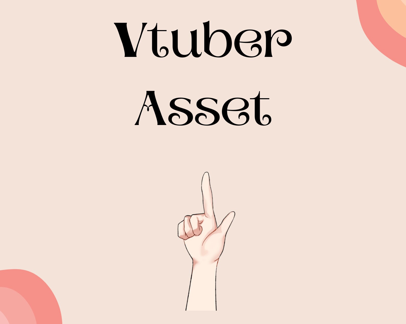 Vtuber Asset Pointing Hand PNG Download - Etsy