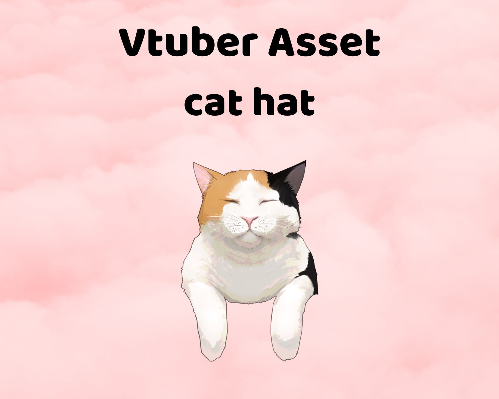 Vtuber Asset Cat Hat PNG Download - Etsy