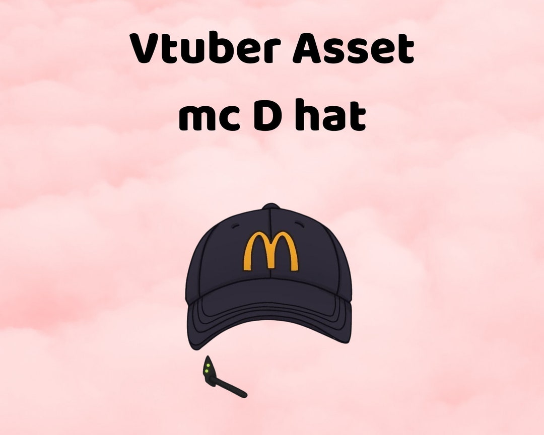 Vtuber Asset Mcdonald Hat PNG Download - Etsy