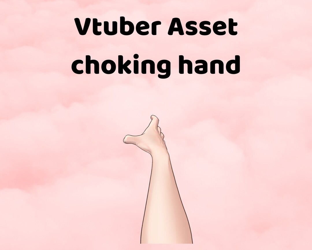 Vtuber Asset Choking Hand Arm PNG Download - Etsy Portugal