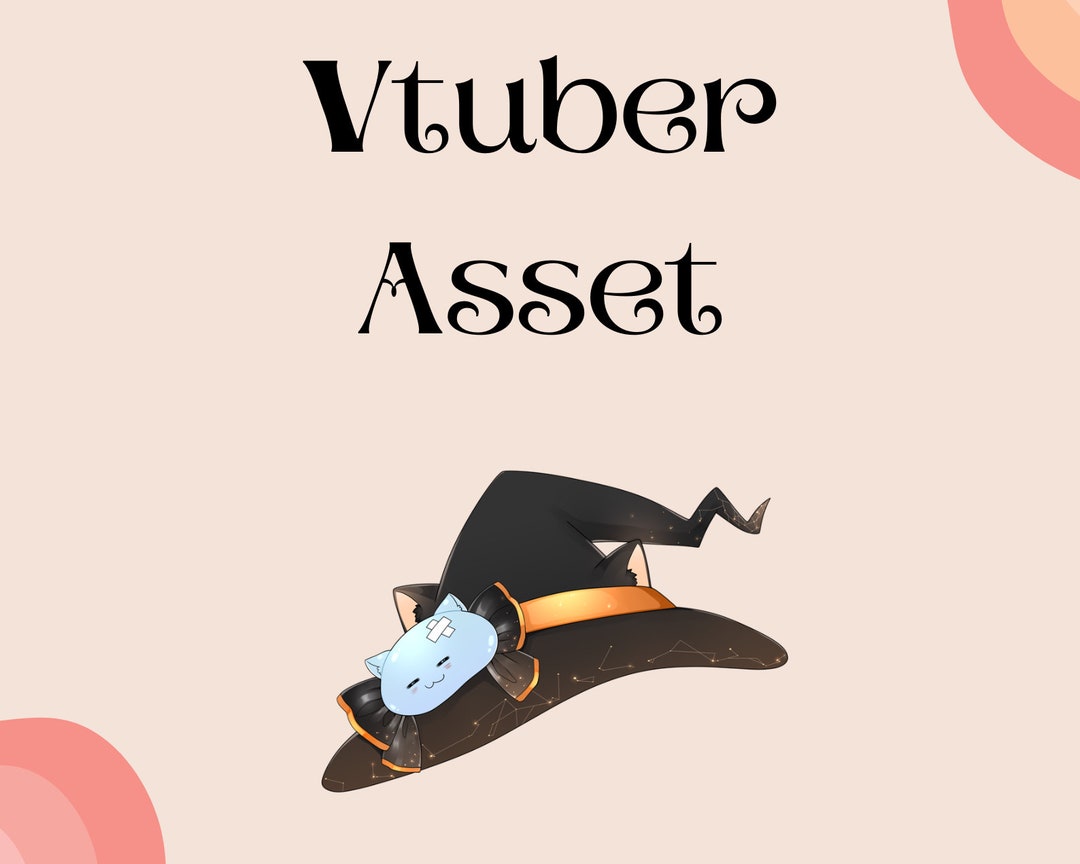Vtuber Asset Witch Hat PNG Download - Etsy
