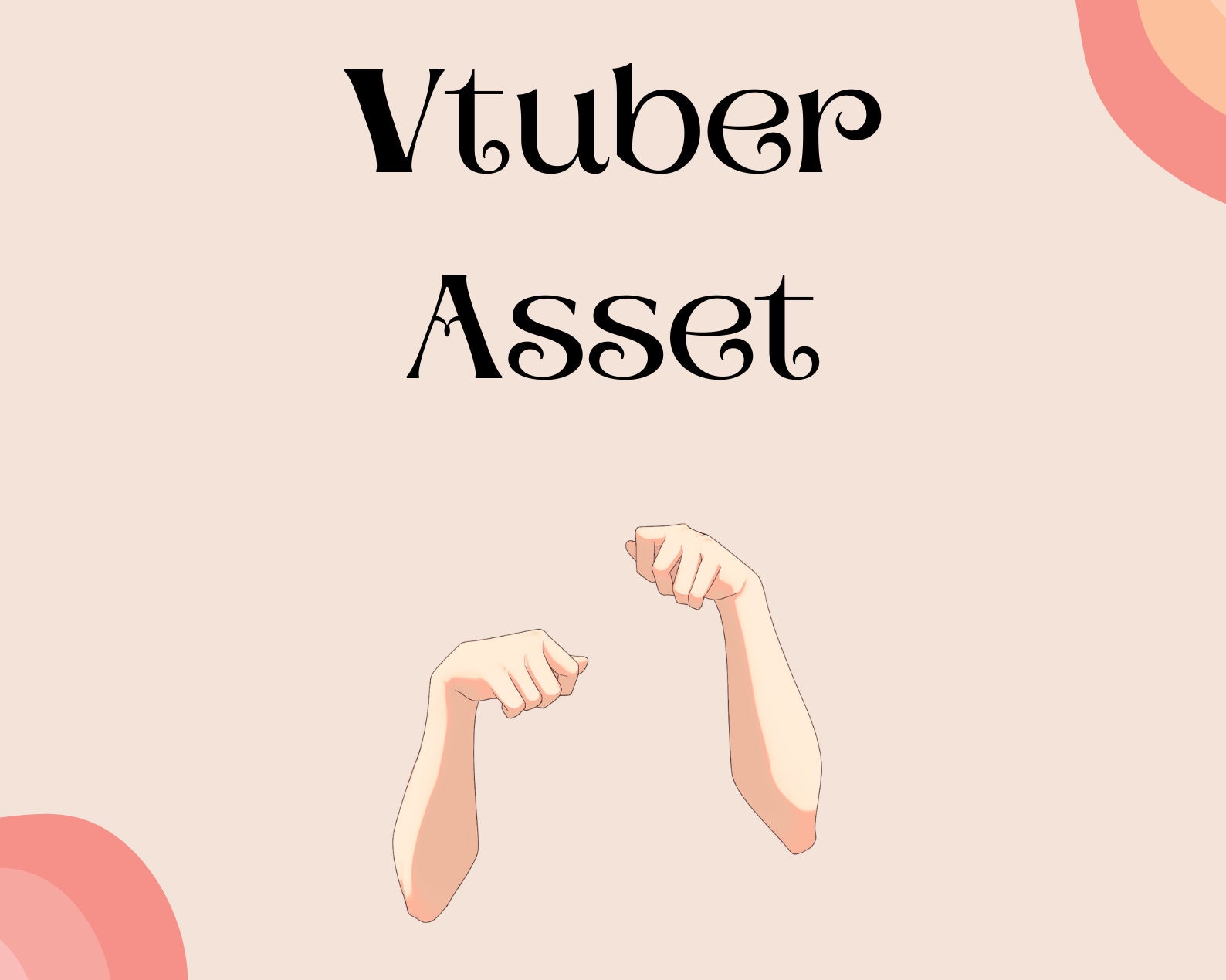 Vtuber Asset Hands PNG Download - Etsy