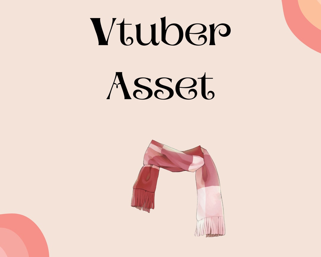 Vtuber Asset Scarf PNG Download - Etsy