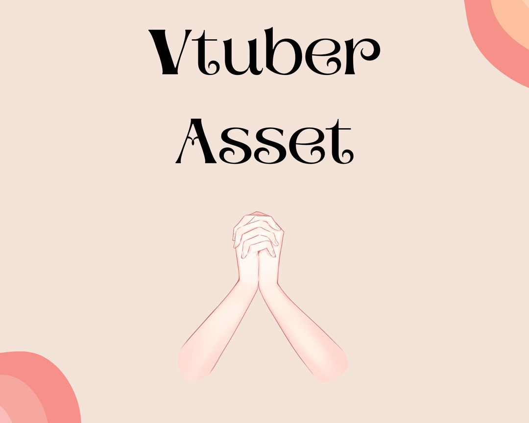Vtuber Asset Praying Hands PNG Download - Etsy