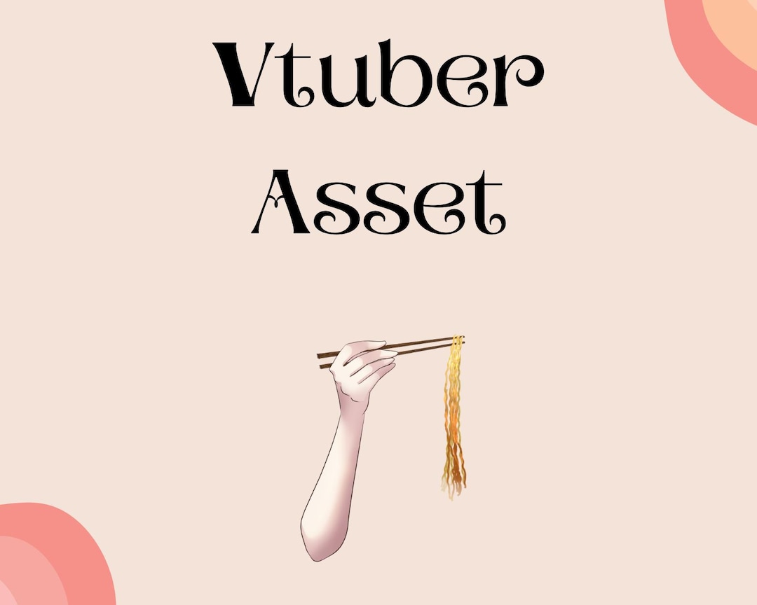 Vtuber Asset Noodles PNG Download - Etsy