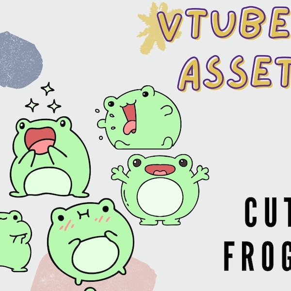 Frog Vtuber - Etsy