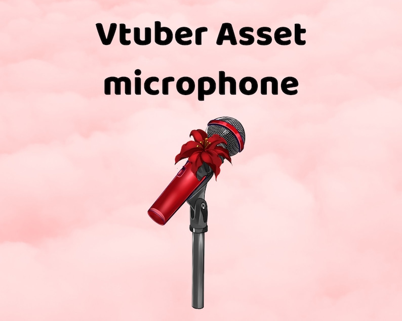 Vtuber Asset Microphone PNG Download - Etsy