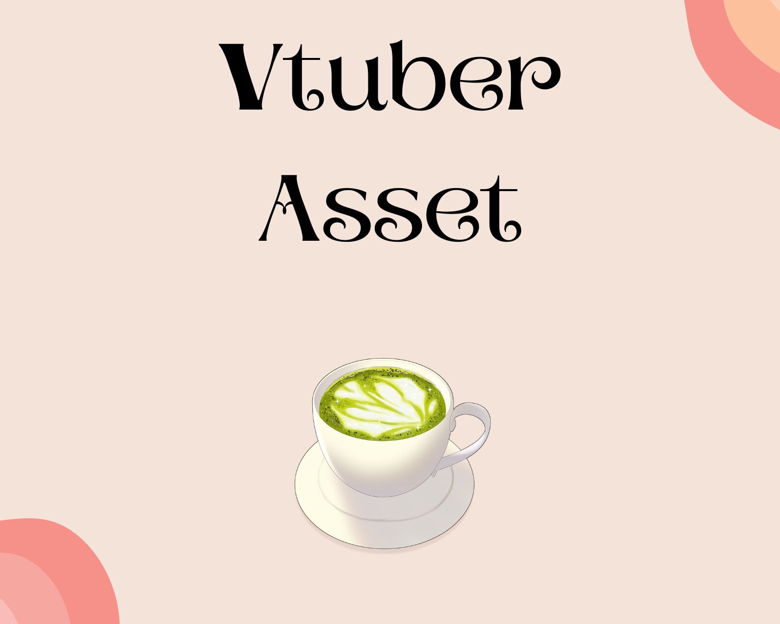 Vtuber Asset Matcha Drink Cup PNG Download - Etsy