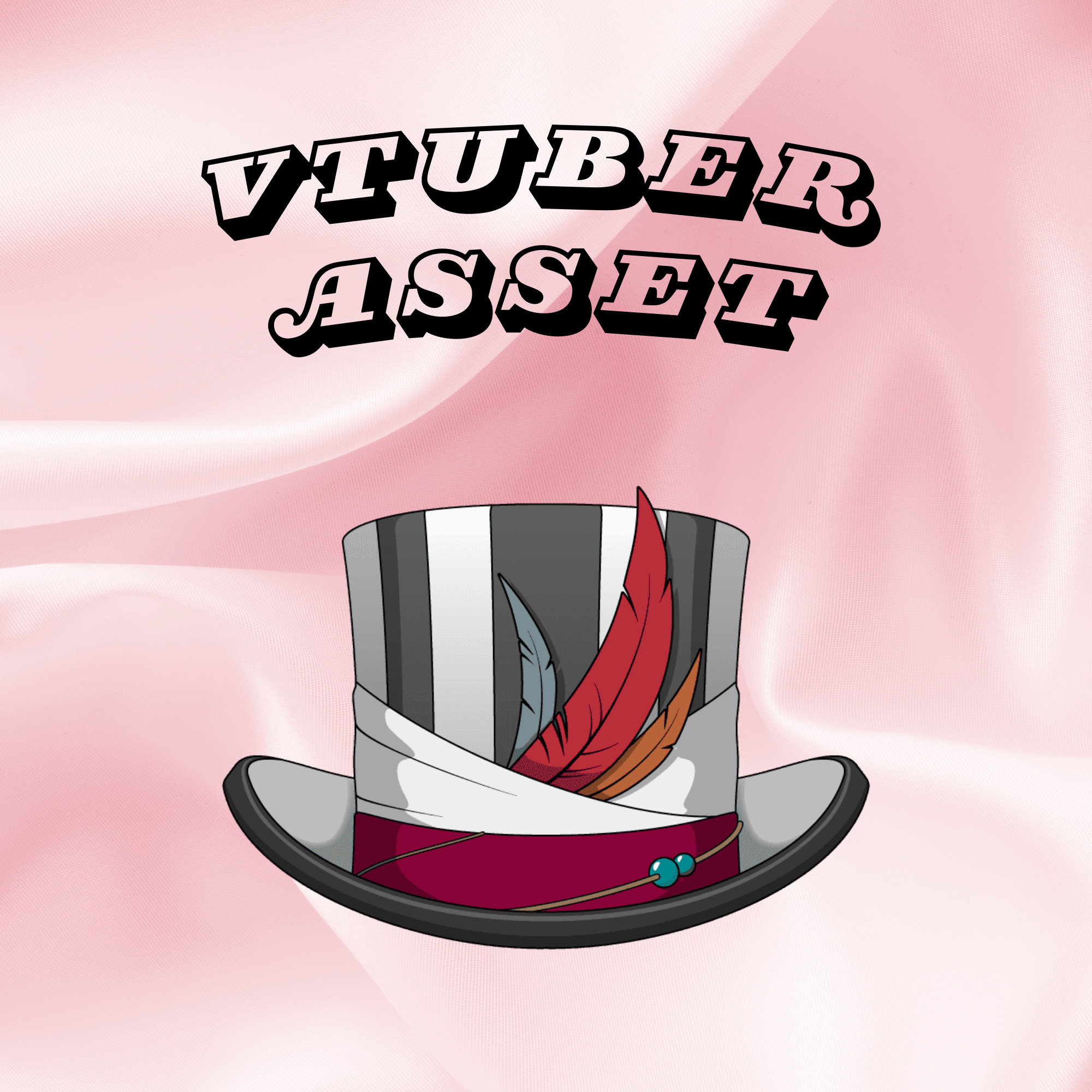Vtuber Asset Feather Hat PNG Download - Etsy