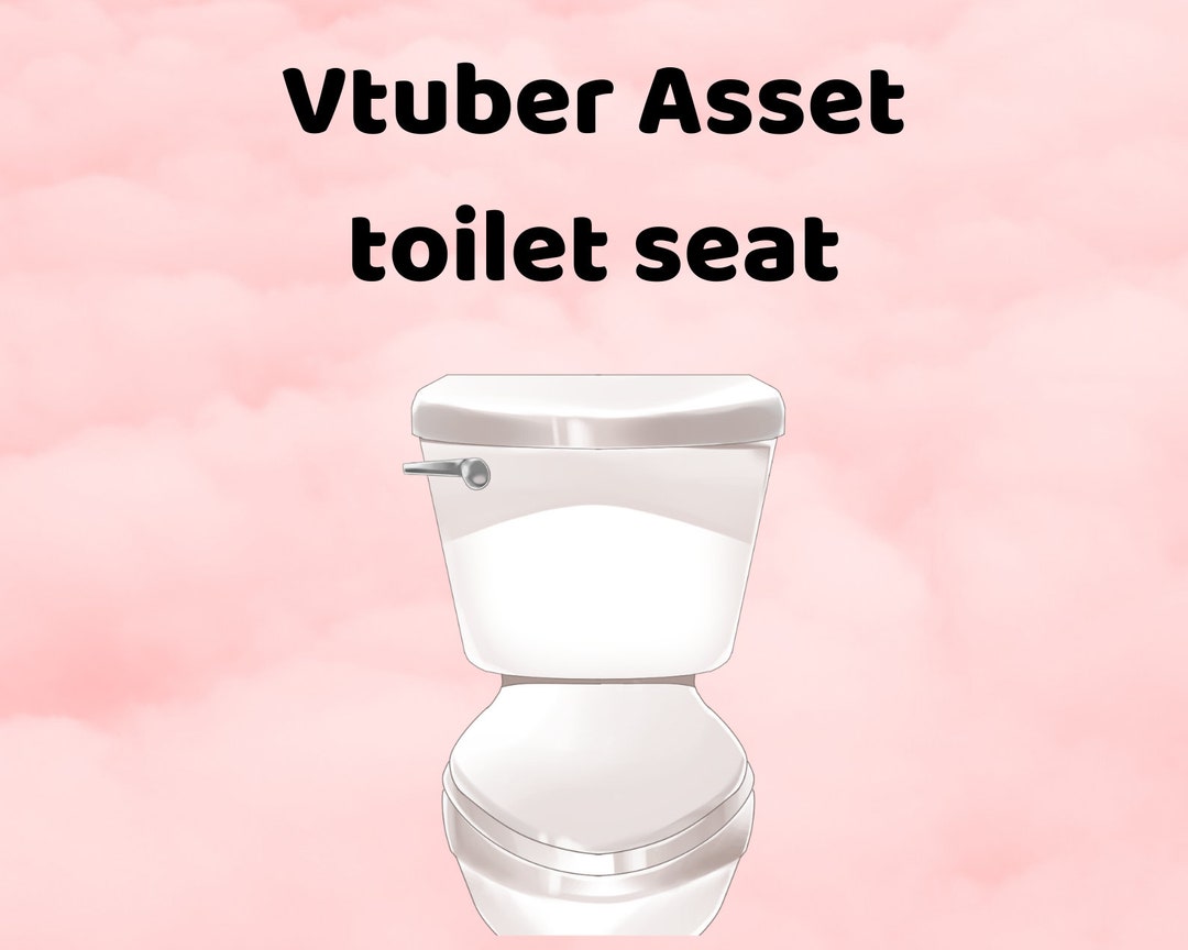 Vtuber Asset Toilet Seat PNG Download - Etsy