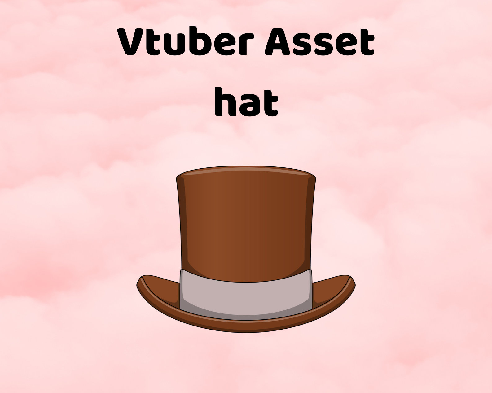 Vtuber Asset Brown Hat PNG Download - Etsy