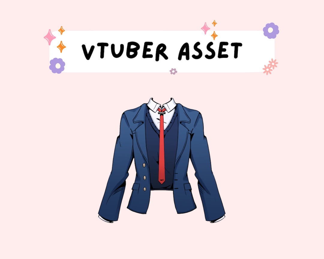 Vtuber Asset School Uniform Clothing / Instant PNG Download ...