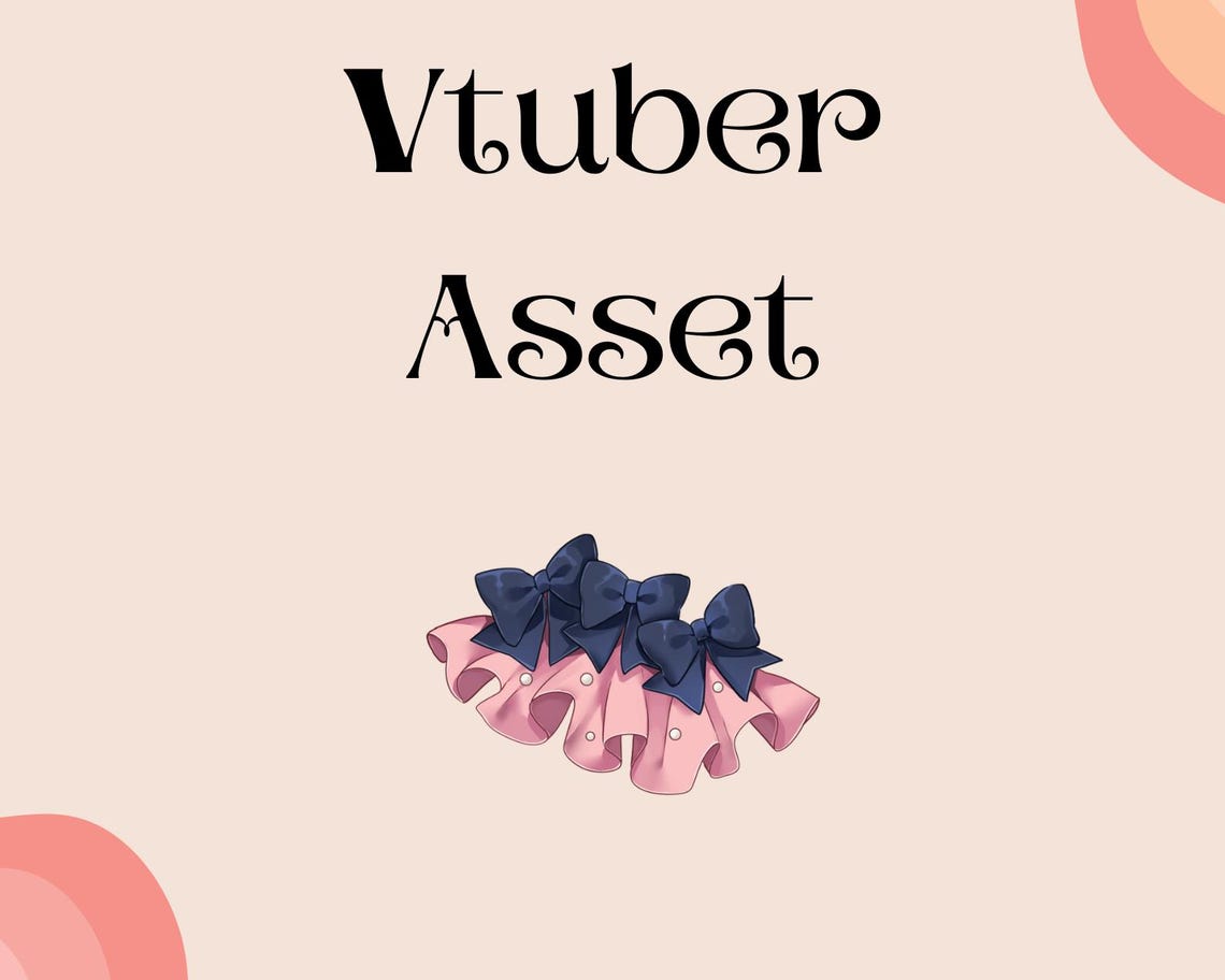 Vtuber Asset Ribbons Bow PNG Download - Etsy