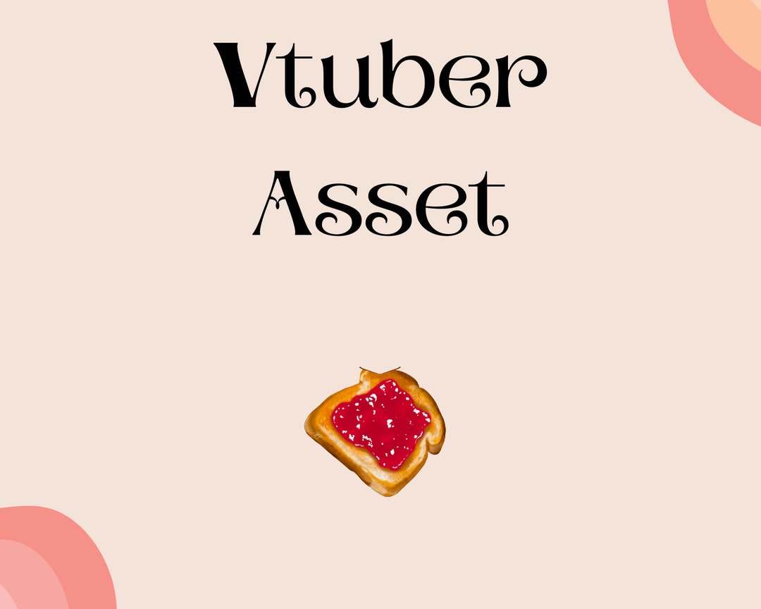 Vtuber Asset Eating Bread PNG Download - Etsy