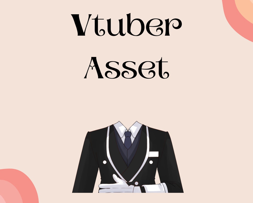 Vtuber Asset Suit PNG Download - Etsy