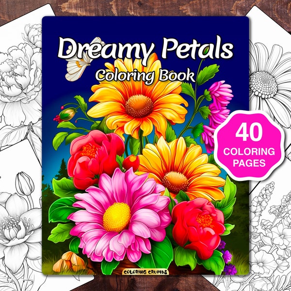 Dreamy Coloring Pages - Etsy
