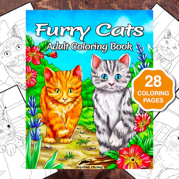 Adult Furry Coloring Book - Etsy