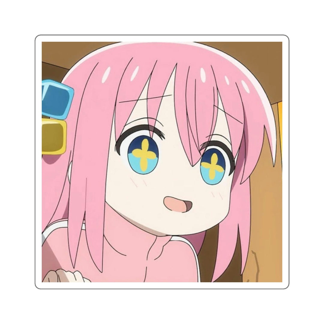 Bocchi the Rock Bocchi Desu Square Stickers - Etsy UK