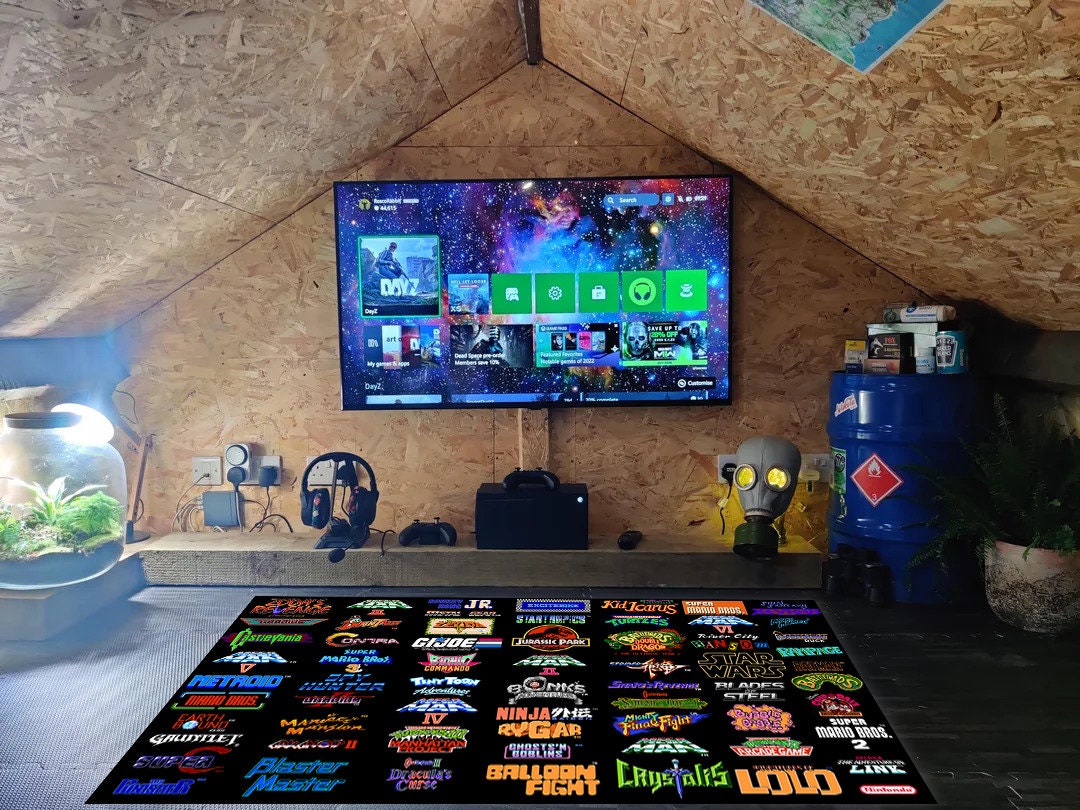 Retro All Game Rug,cool Rug,retro Rug, E-spor Rug,3d Look Rug,colorfull ...