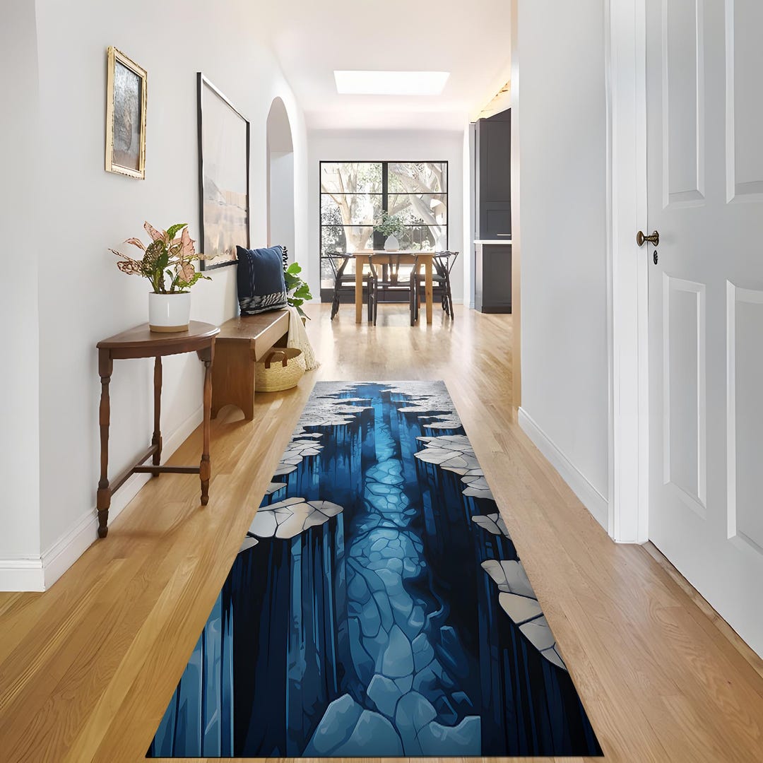 3D Rug, Vortex Rug, 3D Vortex, Runner, Deep Hole Rug, 3D Huge Crack ...
