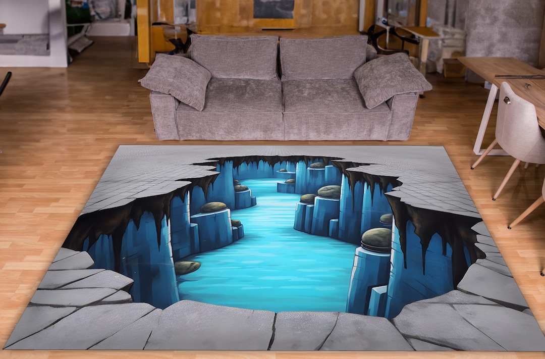 3D Rug, Deep Hole Rug, 3D Huge Crack, Illusion Rug,optical Illusion Rug ...