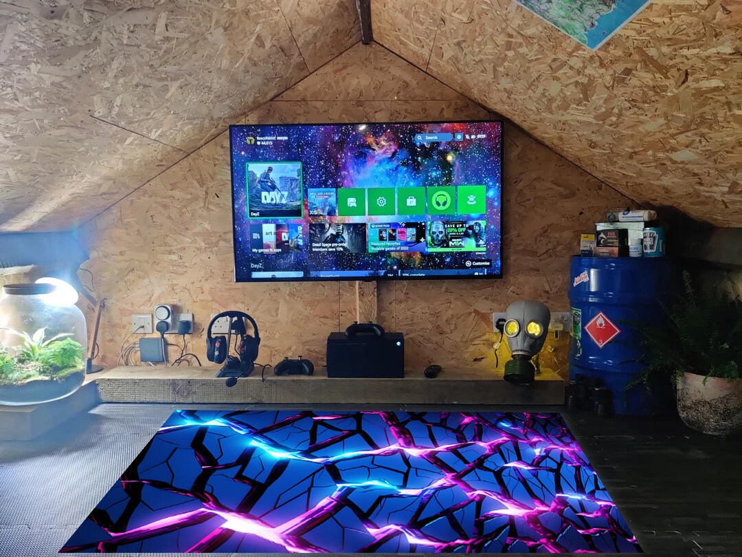 Neon Rug,cool Rug,gaming Illusion Rug, E-spor Rug,neon Look Rug ...