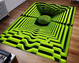 Neon Rug,cool Rug,gaming Illusion Rug, E-spor Rug,neon Look Rug ...