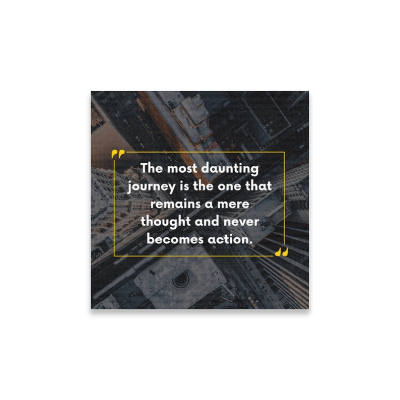 Motivational Inspirational Canvas Wall Art - Horizontal Stretched - Etsy