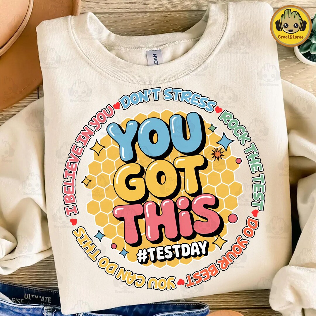 It’s Test Day You Got This Png, Rock the Test Png, Test Day Png, Staar ...