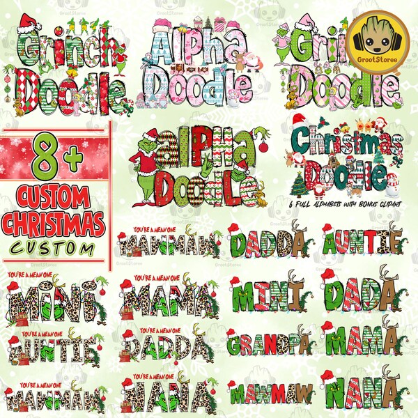 Christmas Doodle - Etsy