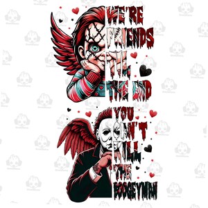 Bundle Horror Cupid Png, Be My Valentine Png, Horror Valentine Png ...
