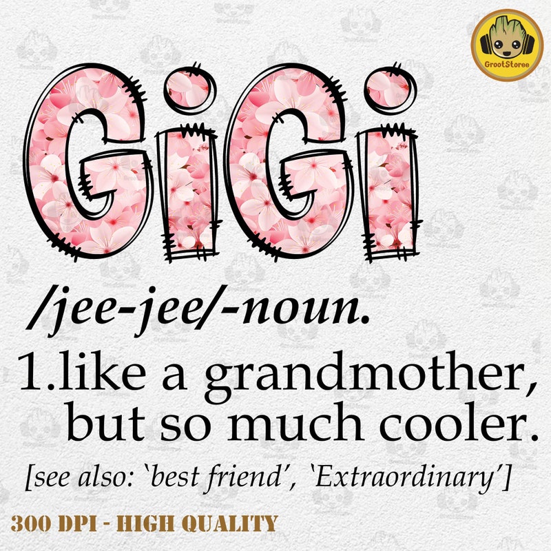 Gigi Definition Svg - Etsy