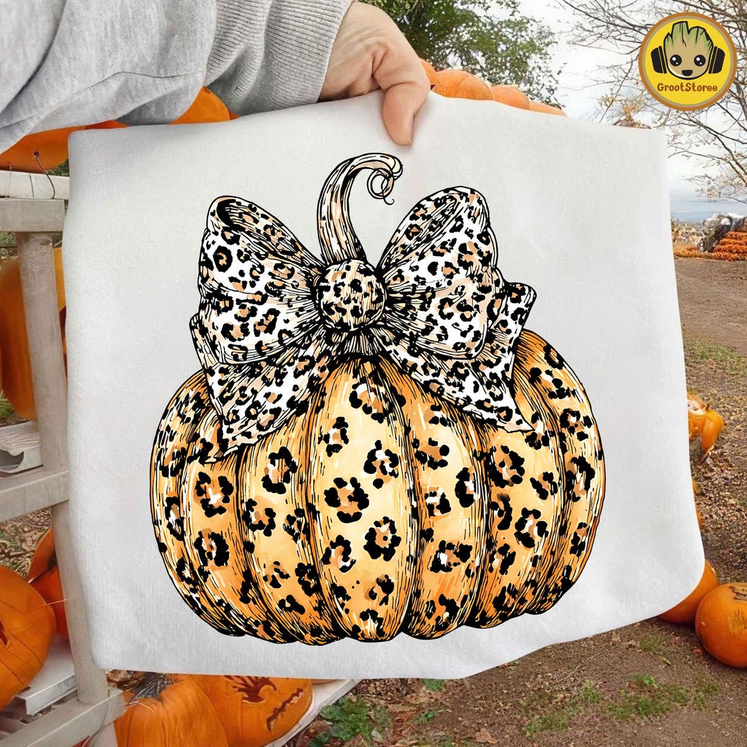 Léopard citrouille Png, Preppy Ghost Boo PNG, Coquette effrayante ...